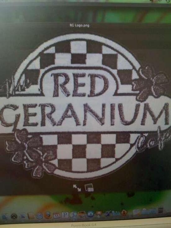 Menu at The Red Geranium Cafe, Grand Rapids, Kalamazoo Ave SE