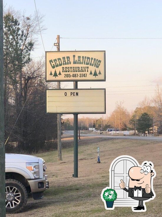Menu at Cedar Landing restaurant, Winfield