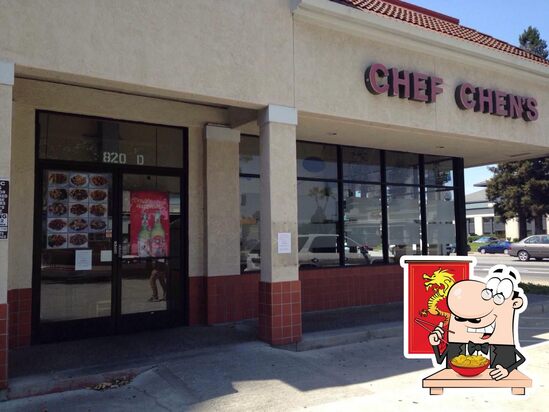 Menu at Chef Chen's restaurant, Redwood City
