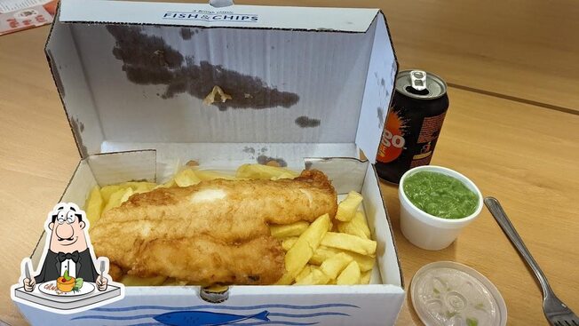Menu at Shark Chippy restaurant, Fleetwood
