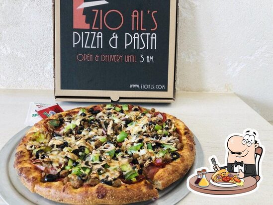 Menu at Zio Al's Pizza & Pasta pizzeria, Plano