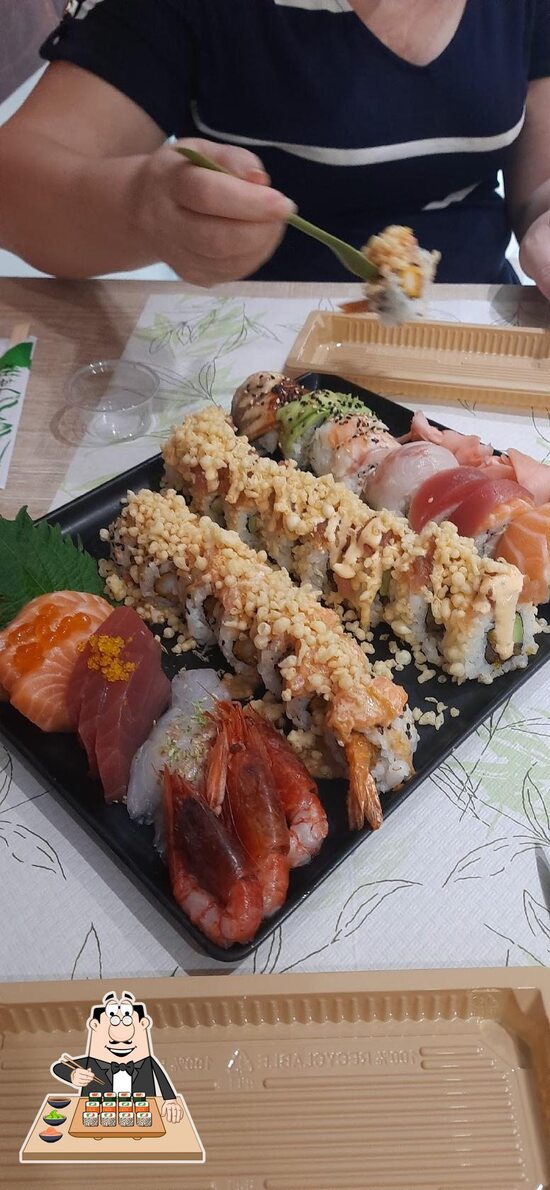 Menu at Formula sushi restaurant, Milan