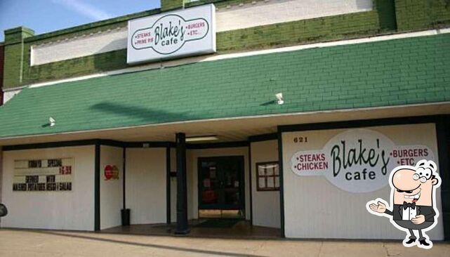Menu at Blake's steakhouse, Luling
