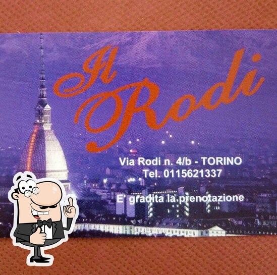 Menu da Il Rodi torino ristorante, Torino