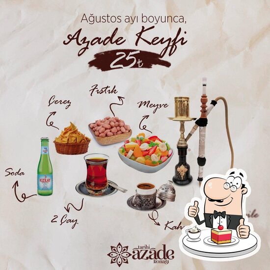 Menu at tarihi azade konağı, Konya