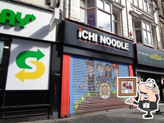 Menu at Ichi Noodle Restaurant, Liverpool