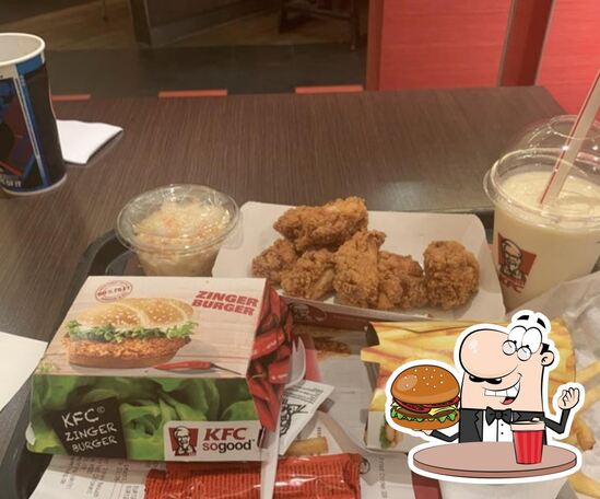 Menu at Kentucky Fried Chicken restaurant, Neunkirchen