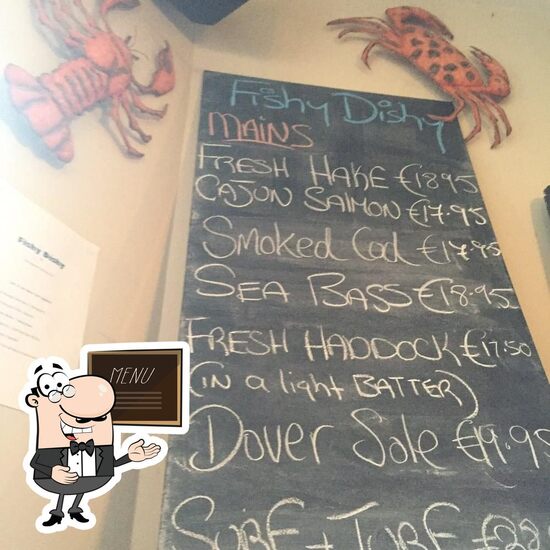 Menu at Fishy Dishy restaurant, Carlingford
