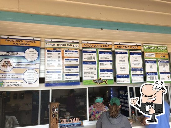 Carta del pub y bar Shark Tooth Beach Concessions Nokomis Beach, Nokomis
