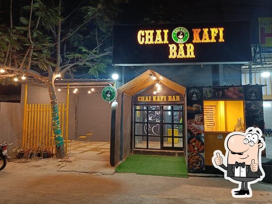 Menu at Chai Kafi Bar, Hyderabad