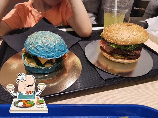 Menu at Master Burger restaurant, Warsaw, CH BlueCity