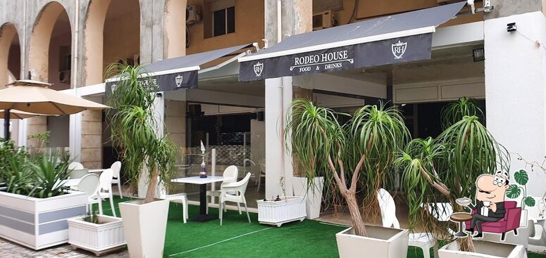 Menu at Rodeo House cafe, Tunis