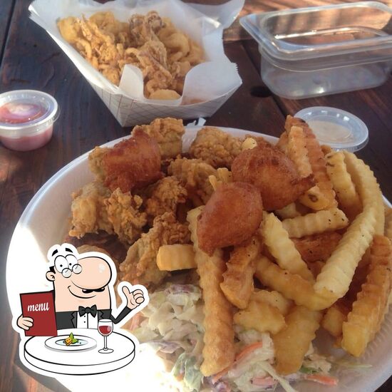 Menu at Waterfront Seafood Shack restaurant, Calabash, Nance St