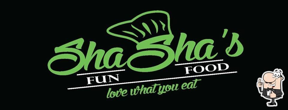 Menu at Sha Sha's Fun Foods restaurant, Johannesburg, Martinus Smuts Drive
