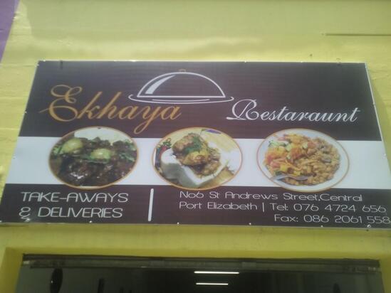 Speisekarte von Ekhaya Restaurant, Südafrika