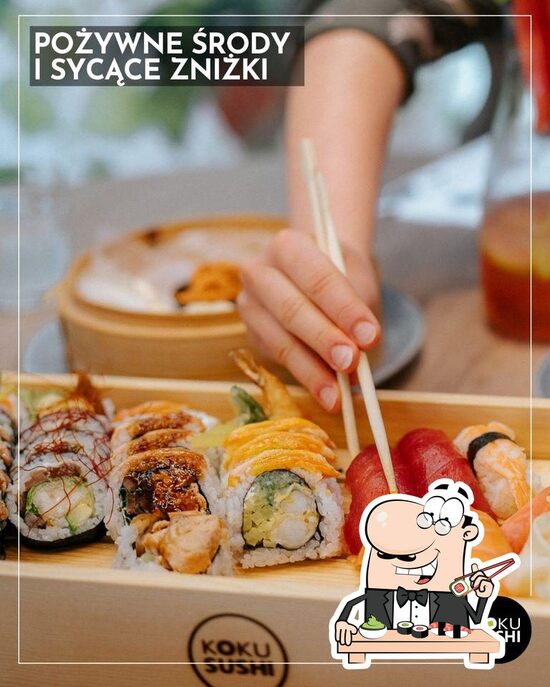 Menu at Koku Sushi restaurant, Walbrzych