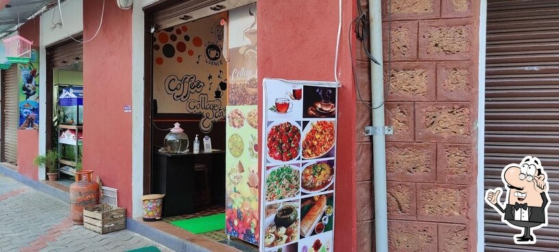 Menu at College canteen, India, 4WXR+6X6