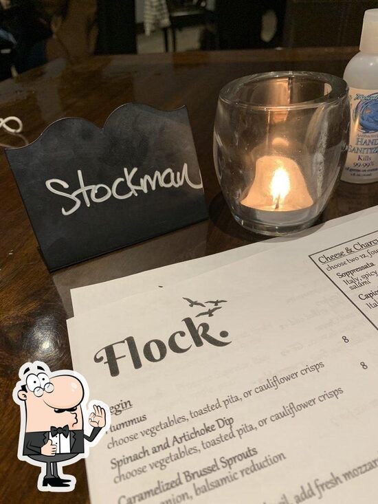 Menu at Flock. Bistro restaurant, Mooresville, 129A Marketplace Ave