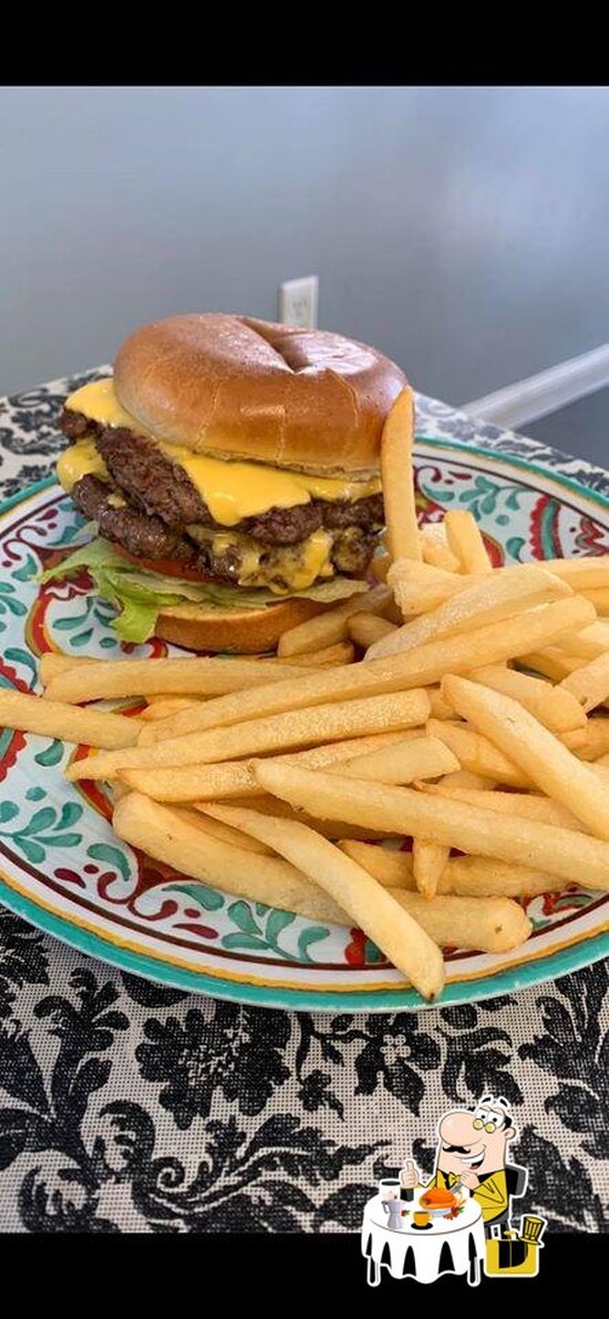Menu at Small Town Cafe, Galveston, 421 US-35