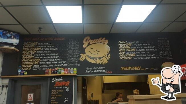 Menu at Grubbs Burgers fast food, Hove, 62 Western Rd
