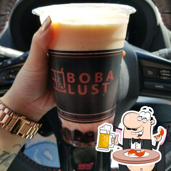 Menu at BobaLust Tea House pub & bar, Tukwila
