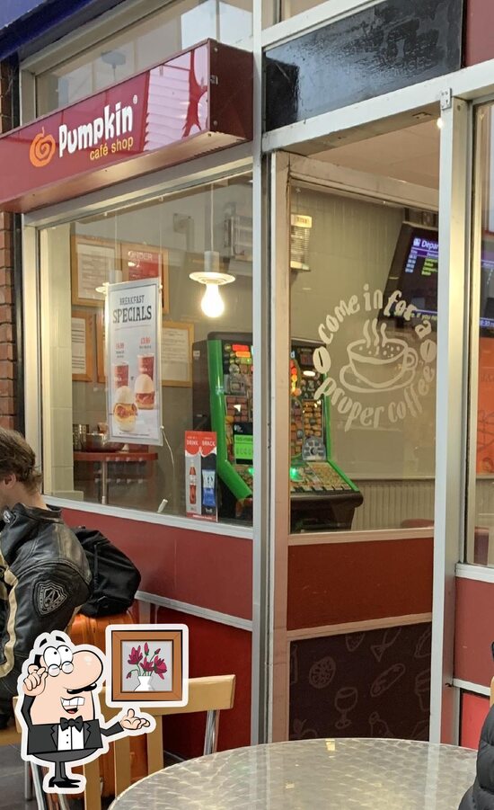 Menu at Pumpkin Cafe, Blackpool