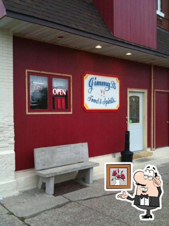 Menu at Jimmy D's pub & bar, Hawkeye