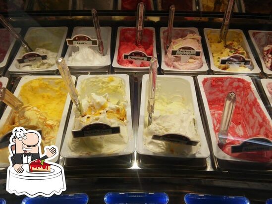 Menu at Sundaes Gelato Birmingham cafe, Birmingham