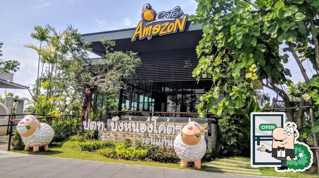 Menu at Amazon Coffee Shop cafe, Khon Kaen