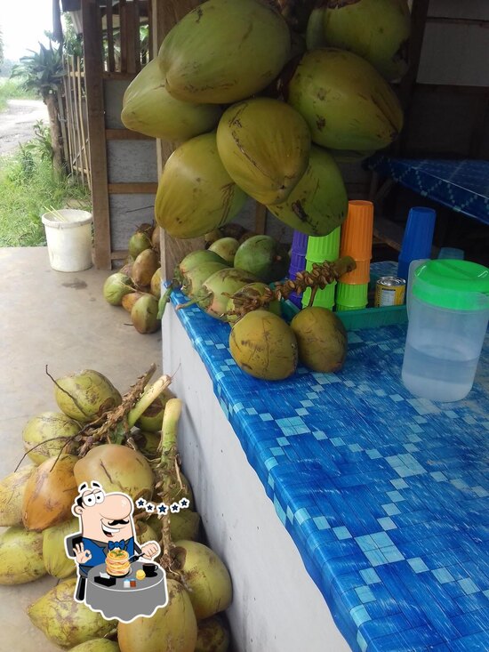 Carta del café Saung Es Kelapa Muda Kang Hardi, Sukajaya