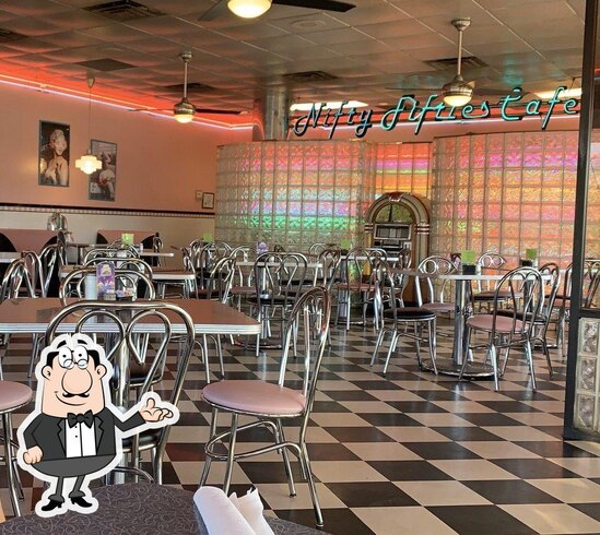 Menu at Nifty Fifties Cafe, Houma