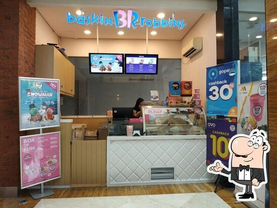 Menu at Baskin-Robbins desserts, Central Jakarta, Menteng Central