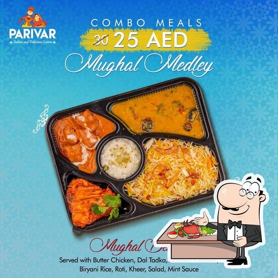 Carta de Parivar Restaurant, Abu Dabi, الخَابِيَة