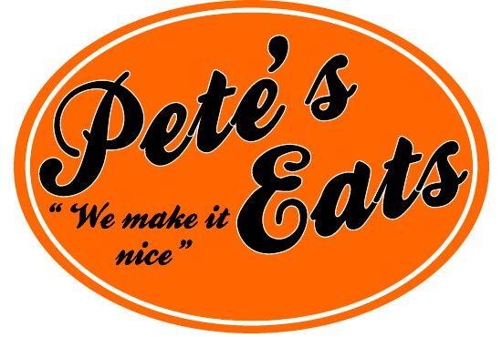 Menu at Pete's Eats restaurant, London