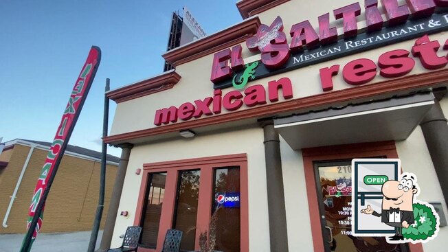 Carta de El Saltillo Mexican Restaurant, Gulfport, 25th Ave