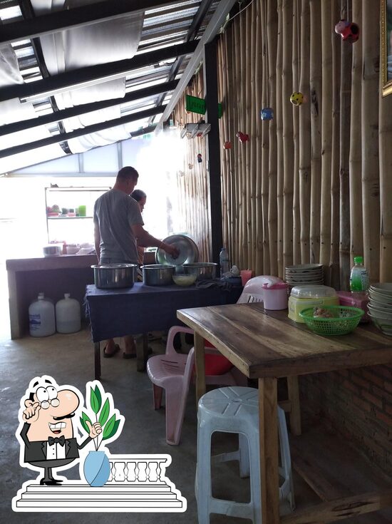 Menu at Boat noodle restaurant, Pai