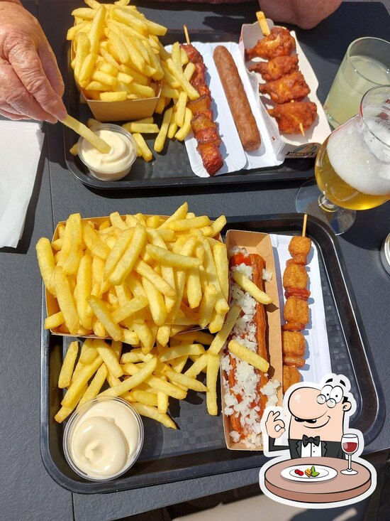 Menu au Frituur Cono, La Panne