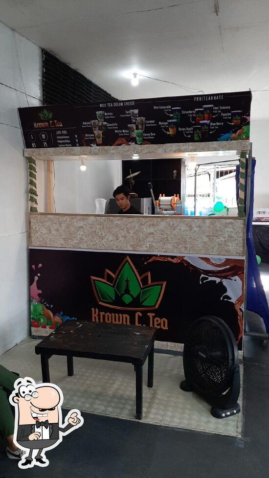 Menu at Krown C. Tea cafe, Koronadal City
