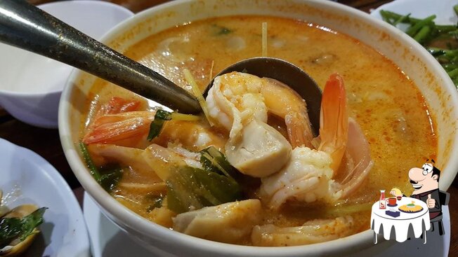 Menu at Poo Dam Bar & Restaurant, Krabi Noi