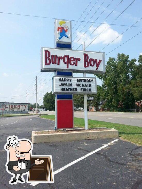 Menu at Burger Boy restaurant, Wilson, 201 Ward Blvd