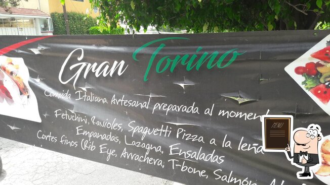 Carta del restaurante El Gran Torino, Ciudad del México