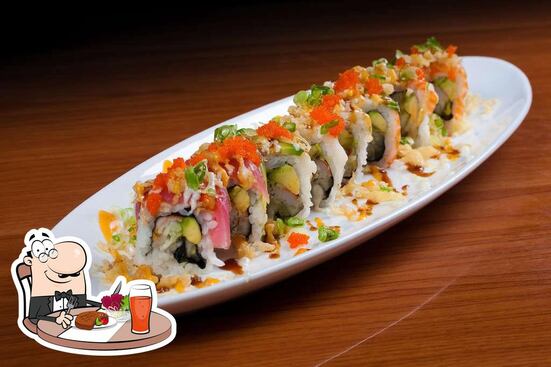Menu at Yabi Sushi restaurant, Sanford