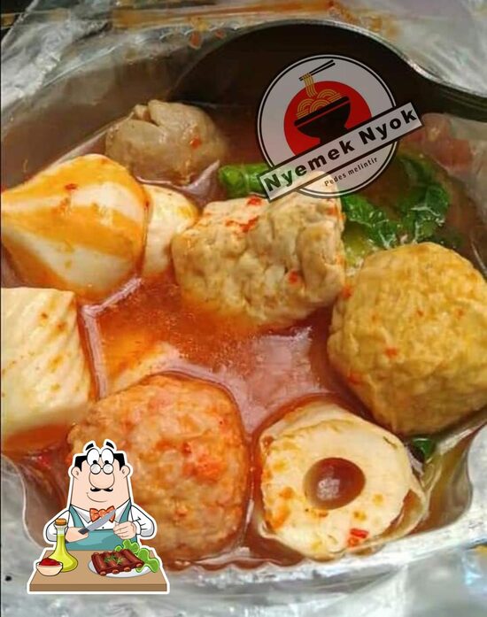 Menu at Rumah Nyemek Nyok restaurant, East Jakarta