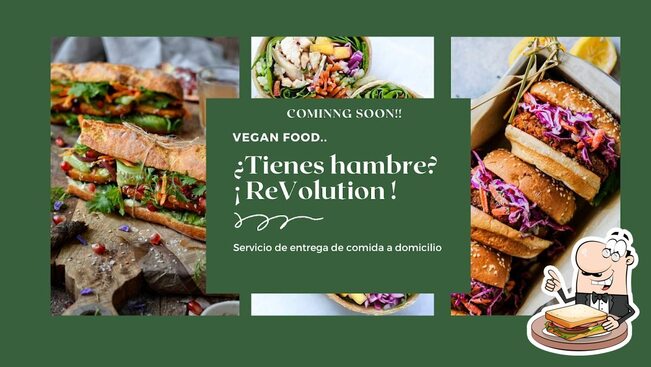 Menu at ReVolution Plant Based PDC restaurant, Playa del Carmen