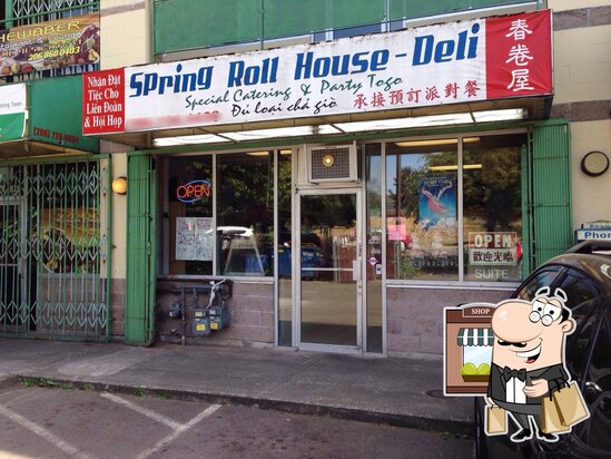 Menu at Spring Roll House restaurant, Seattle