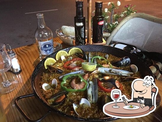 Menu at La Paella Rústica restaurant, Acantilados de los Gigantes, C ...
