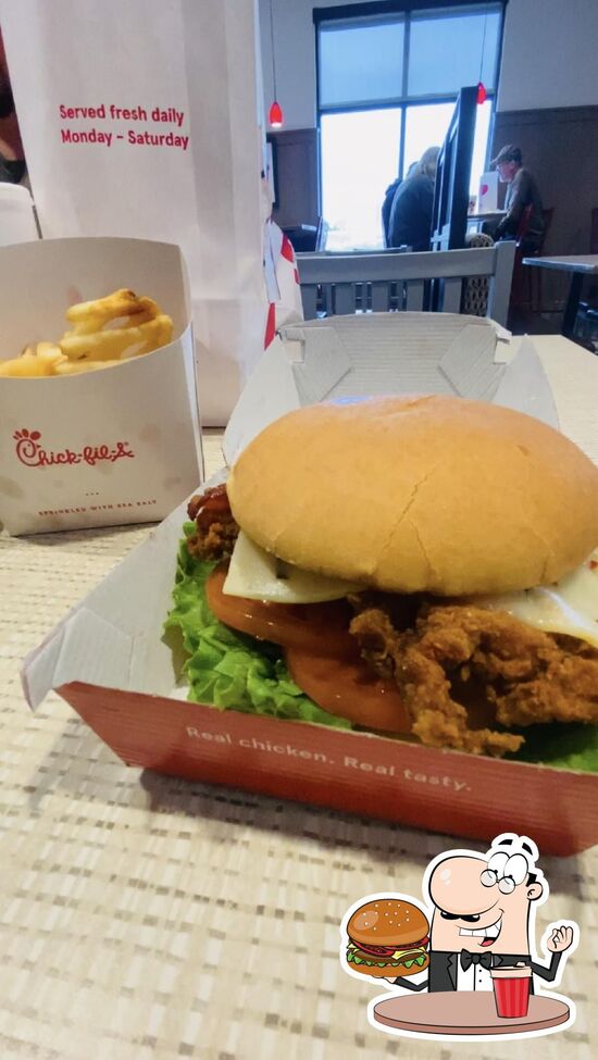 Menu at Chick-fil-A fast food, Kilgore