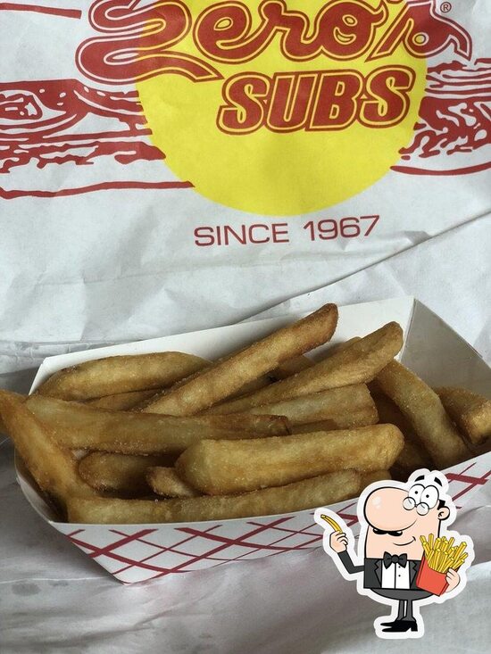 Menu at Zero's Subs, Virginia Beach, 922 S Lynnhaven Rd