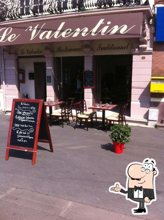 Menu at Le valentin restaurant, Hénin-Beaumont