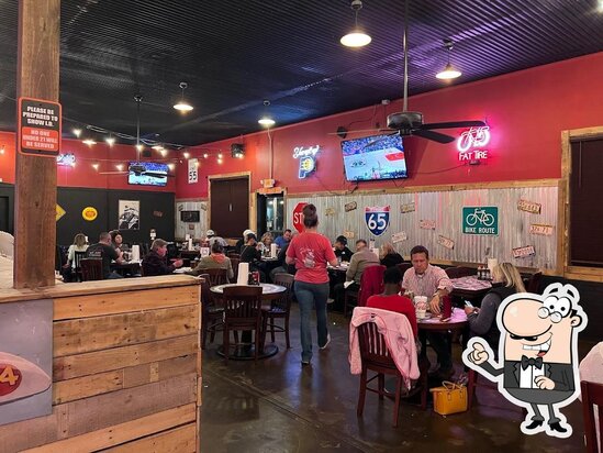 Menu at Backroads BBQ, Lebanon